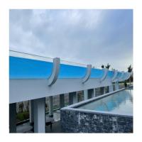 China Easy Install AUPOOL 50mm Clear Thick Acrylic Glass Sheet for Customized Size Swimming Pool for sale
