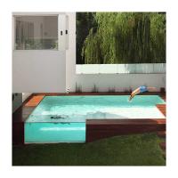 China Easy to Install Anti-Uv 30 Years Clear Outdoor Acrylic Swimming Pool for Large Pools for sale