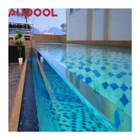 China Clear Acrylic Glass Remote Swimming Pool Cover for Intermountain Over Ground Pools for sale