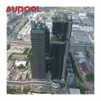 China Clear Acrylic Glass Remote Swimming Pool Cover for Intermountain Over Ground Pools for sale