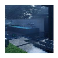 China Diaphaneity High Light Transmission 92.5% Lucite Acrylic Prefab Pool for Hotel Backyard for sale