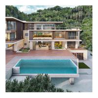 China Custom Lucite Acrylic Fiberglass Frp Rooftop Endless Container Piscina Swimming Pools for sale