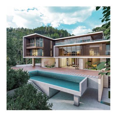 China Aupool Modular Swimming Pool with 100mm Window Thickness and High Light Transmission for sale