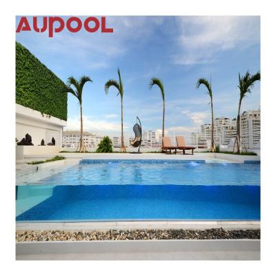 China Acrylic Sheet Clear Color Swim Spa Whirlpool Endless Pools for Outdoor Container Pool for sale