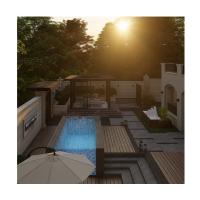 China Outdoor Super Clear Acrylic Panel Window Pool for Luxurious Villa Swimming Pool Glass for sale