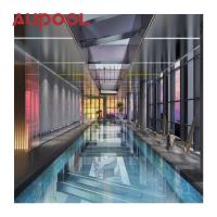 China 30mm-950mm Thickness Cast Acrylic Panel for Outdoor Swimming Pool Waterfall Cascade for sale