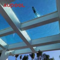 China Modern Design Acrylic Pool Outdoor Swimming Pools 100% Lucite PMMA Imported Thickness Range for sale