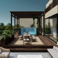 China Outdoor Fiberglass Swimming Pool High Diaphaneity 92.5% and Clear/Transparent Design for sale