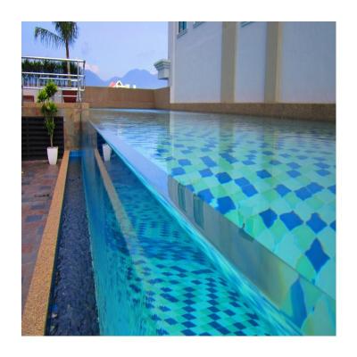 China Dry Constant Temperature Polymerization Acrylic Swimming Pool for Private Villa House for sale