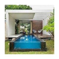 China Private Villa Garden Acrylic Glass Pool Resistant To Weather Floor Swimming Pool for sale