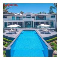 China Custom Lucite Acrylic Prefabricated Integrated Swimming Pool for Private Residence for sale