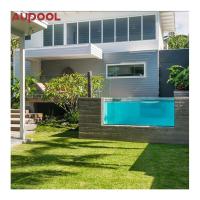 China Modern Private Inground Prefabricated Shipping Rectangular Fiberglass Swimming Pool for sale