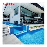 China Modern Private Inground Prefabricated Shipping Rectangular Fiberglass Swimming Pool for sale