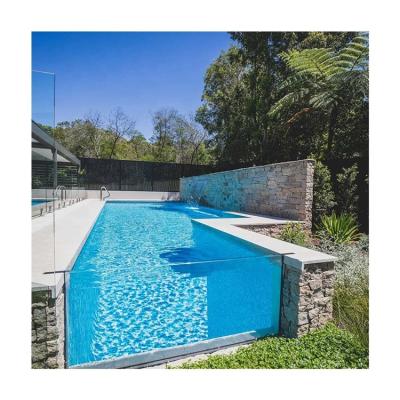 China Clear/Transparent Prefab 20Ft 40Ft Shipping Container Swimming Pool for Modular Outlet for sale
