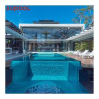 China Custom Made Outdoor Pool with Acrylic Sheet and Underwater Lighting in 20ft Container for sale