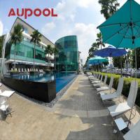 China Private Above Ground Swimming Pool with Transparent Window and Clear Acrylic Sheet for sale