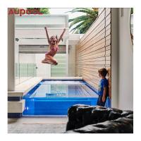 China Salt Chlorinator and Underwater Light Prefabricated Container for Steel Swimming Pool for sale