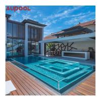 China Salt Chlorinator and Underwater Light Prefabricated Container for Steel Swimming Pool for sale