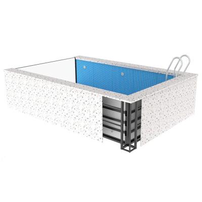 China Swimming Shipping Above Ground Frp Pools with Clear Acrylic Window and Customizable Design for sale