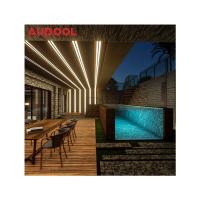 China Clear Acrylic Panel AUPOOL Fiberglass Outdoor Baby Swimming Pools With Ladder And Heat Pump For Kids for sale