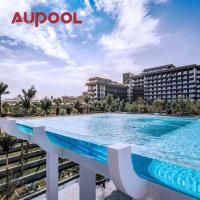 China Acrylic Window Wall Prices for Swimming Pools Dry Thermostatic Polymerization Technology for sale