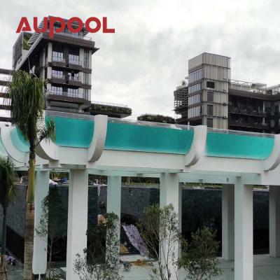 China Clear Acrylic Sheet Panels in Thickness Range of 30-950mm for Pool and Aquarium Design for sale