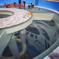 China Clear Acrylic Sheet Panels in Thickness Range of 30-950mm for Pool and Aquarium Design for sale