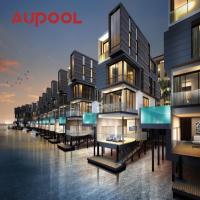 China Acrylic Pool Outdoor or Indoor Mini Waterfall Fiberglass Above Ground Swimming Pool for sale