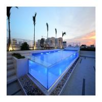 China 50mm Thick Clear Acrylic Glass Panels for Swimming Pool Density 1.20g/cm3 and Durable for sale