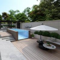China Density 1.2g/cm3 Swimming Pool Prefabricated for Villa and Beach House Garden House for sale