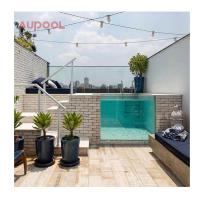 China 100% Imported Lucite PMMA Acrylic Shell Fibreglass Swim Spa for Outdoor Inground Pool for sale