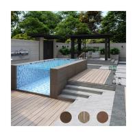 China Modern Above Ground Rectangle Acrylic Panel Prefab Outdoor Swimming Pool for Family for sale