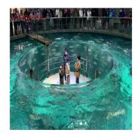 China Customized Polished Wall Panels Plexiglass Thick Acrylic Swimming Pools for Outdoor for sale