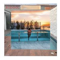 China 50mm Thick Clear Acrylic Glass Panels for Swimming Pool Transparent and Long-Lasting for sale