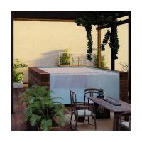 China Prefabricated Pool with Clear Acrylic Panel Window and Stainless Steel Main Structure for sale