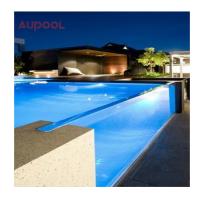 China 12Mm 15Mm Clear Acrylic Swimming Pool Fence For Hotel Villa House Backyard Customized for sale
