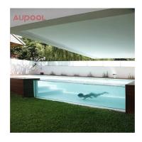China 12Mm 15Mm Clear Acrylic Swimming Pool Fence For Hotel Villa House Backyard Customized for sale