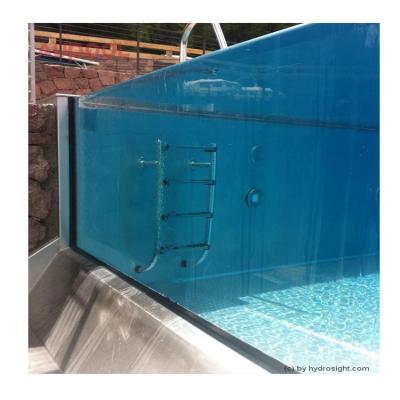 China 7.8M Rectangle Large Family Fiber Glass Spa Outdoor Infinity Fiberglass Swimming Pool for sale
