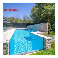 China AUPOOL PMMA Lucite Glass Sheet for Acrylic Swimming Pool Transparent Plexi Glass Panel for sale