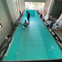China Hotel Prefab Swimming Pool with Fliter Pump and Accessories Outdoor Above Ground for sale