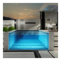 China Fliter Pump Accessories Hotel Above Ground Prefab Endless Acrylic Pane Swimming Pool for sale