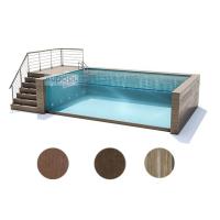 China Easy Install Endless Container Pool Swim Spa with Acrylic Window Material PMMA Lucite for sale
