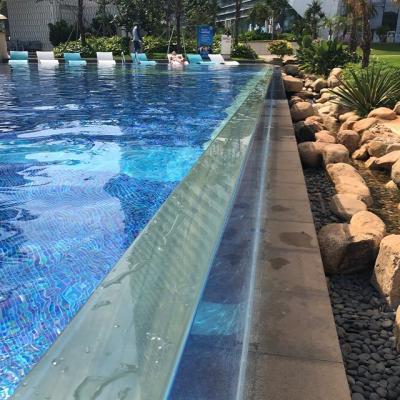 China Customized Size Clear Acrylic Panels For Pool Fence AUPOOL Polycarbonate Pool Cover for sale