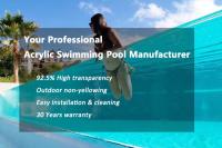 China Acrylic Massage Swim Outdoor Spa Hot Tub with 100% Virgin PMMA Imported Acrylic for sale