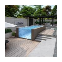 China Acrylic Villa Pool 6ft Deep Balboa Controlled Rectangular Above Ground Swim Pool for sale