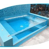 China Diaphaneity High Light Transmission 93% Acrylic Aboveground 8m Swim Spa Swimming Pool for sale