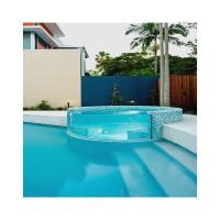 China High Light Transmission Villa Pool Modern Design Outdoor Swimming Pool Diaphaneity 93% for sale