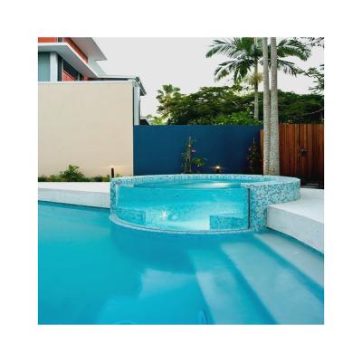 China High Light Transmission Villa Pool Modern Design Outdoor Swimming Pool Diaphaneity 93% for sale