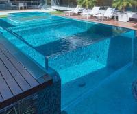 China High Light Transmission Villa Pool Modern Design Outdoor Swimming Pool Diaphaneity 93% for sale
