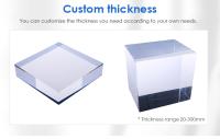 China High Light Transmission Villa Pool Modern Design Outdoor Swimming Pool Diaphaneity 93% for sale